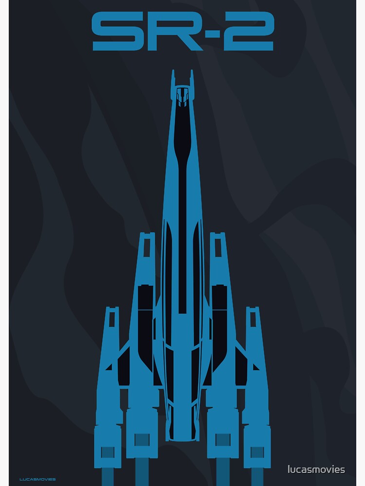 "Normandy SR2 Mass Effect 3 Propaganda Poster" Sticker for Sale by ...