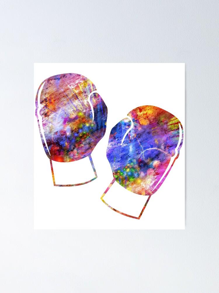 "Colorful Boxing Sports" Poster by Shariss | Redbubble