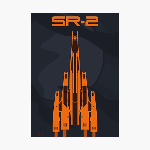 "Normandy SR2 Mass Effect 2 Propaganda Poster" Photographic Print for ...