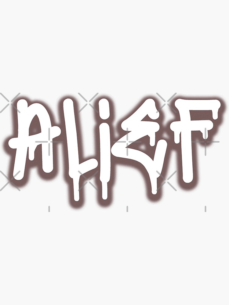 "Alief" Sticker for Sale by martjfaulkner | Redbubble