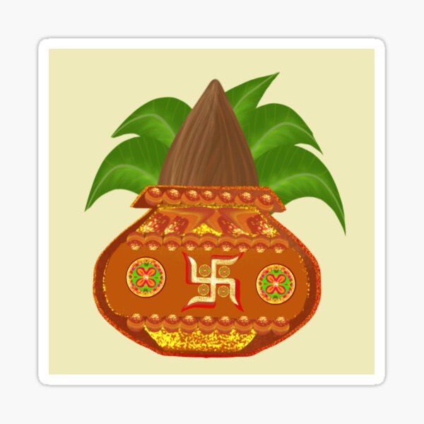 "Kalash" Sticker for Sale by SGupta20 | Redbubble