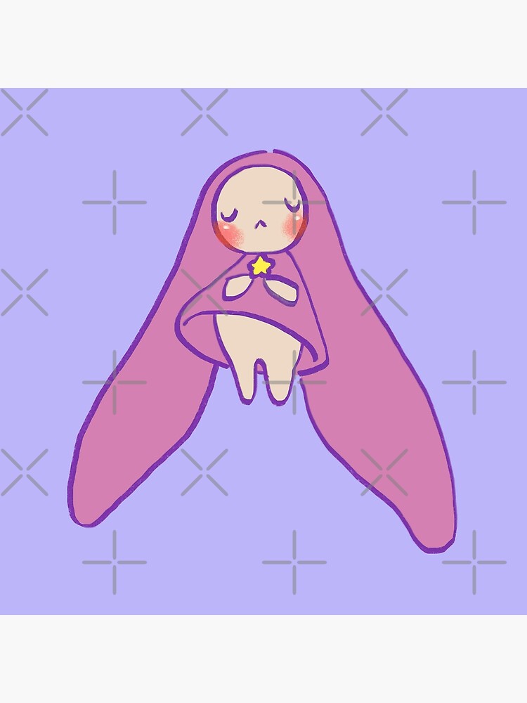 Póster «Dibujo chobits atashi con estrella / una ciudad sin gente ...