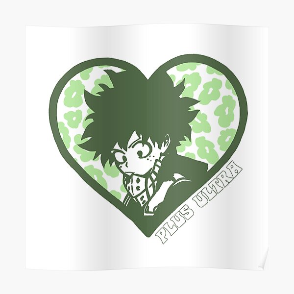 Póster «y2k mha deku» de DesignsByMist | Redbubble