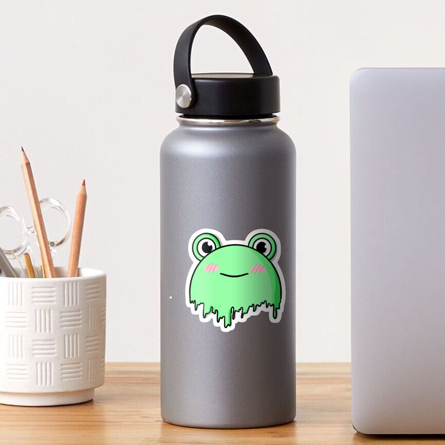 "drippy frog" Sticker by hannahmadecards | Redbubble