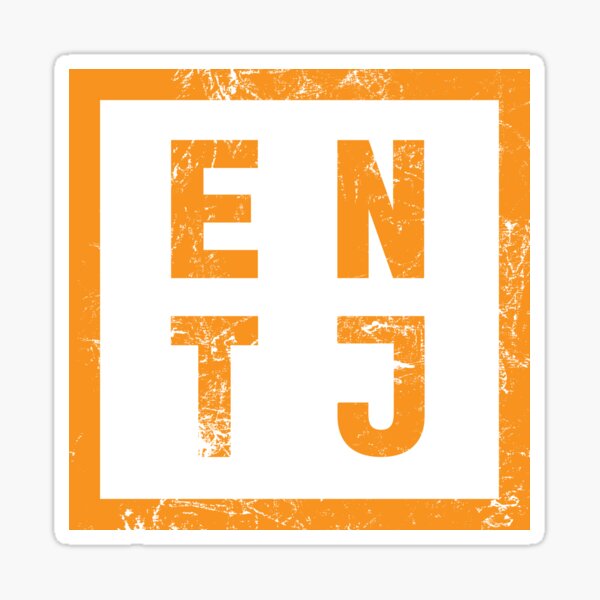 "ENTJ Extrovert Personality Type" Sticker for Sale by Commykaze | Redbubble