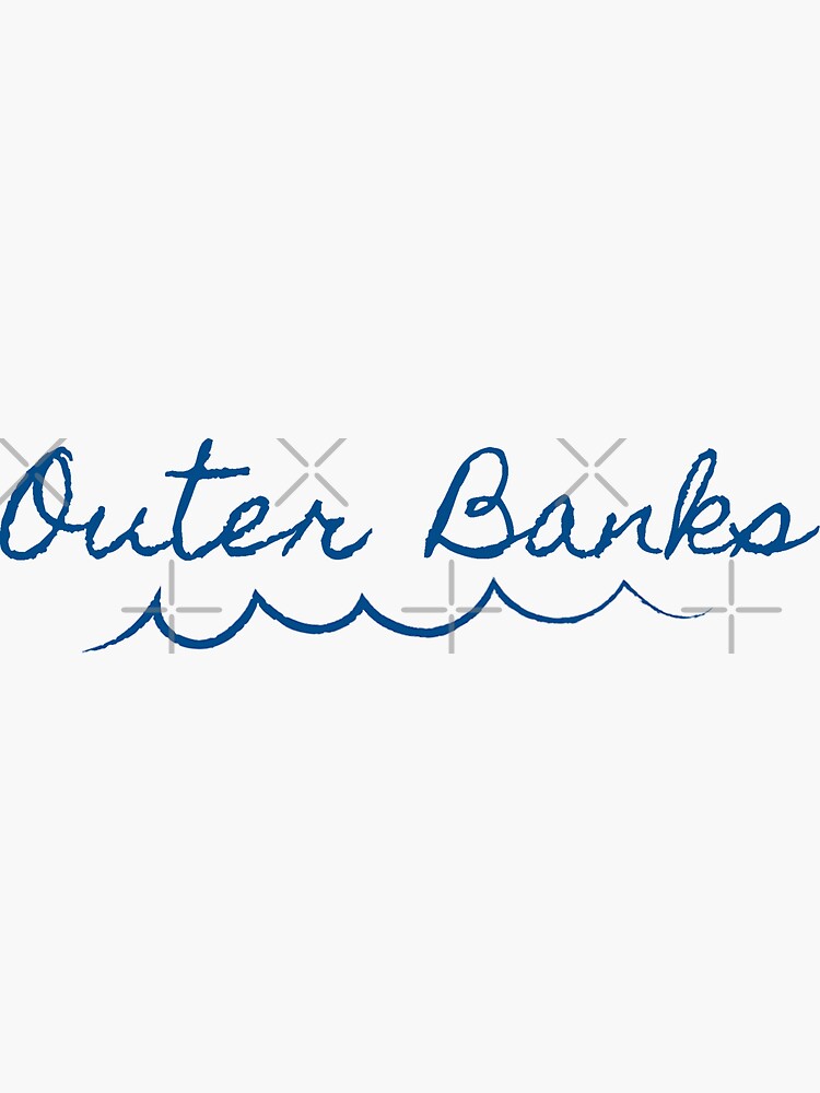 "Outer Banks OBX North Carolina Beach Sticker Mug Shirt Etc." Sticker ...