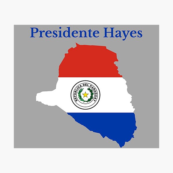 Lámina fotográfica «Diseño del Mapa del Departamento de Presidente ...