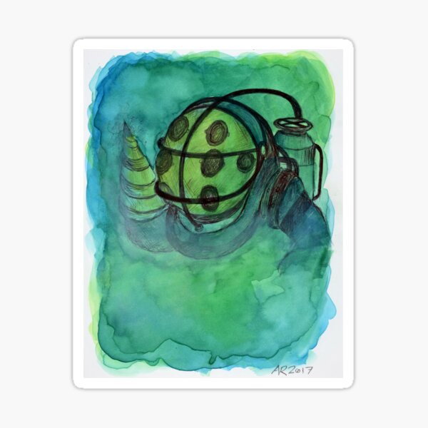 "Big Daddy " Sticker for Sale by cyborgmermaid | Redbubble