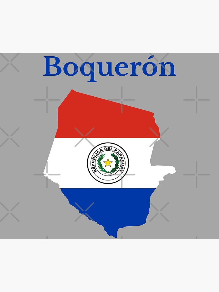 Póster «Diseño del Mapa del Departamento de Boquerón, Paraguay» de ...