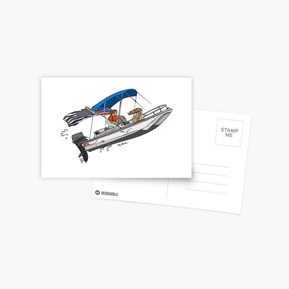 "Blue top legend haulover inlet" Postcard by Statepallets | Redbubble