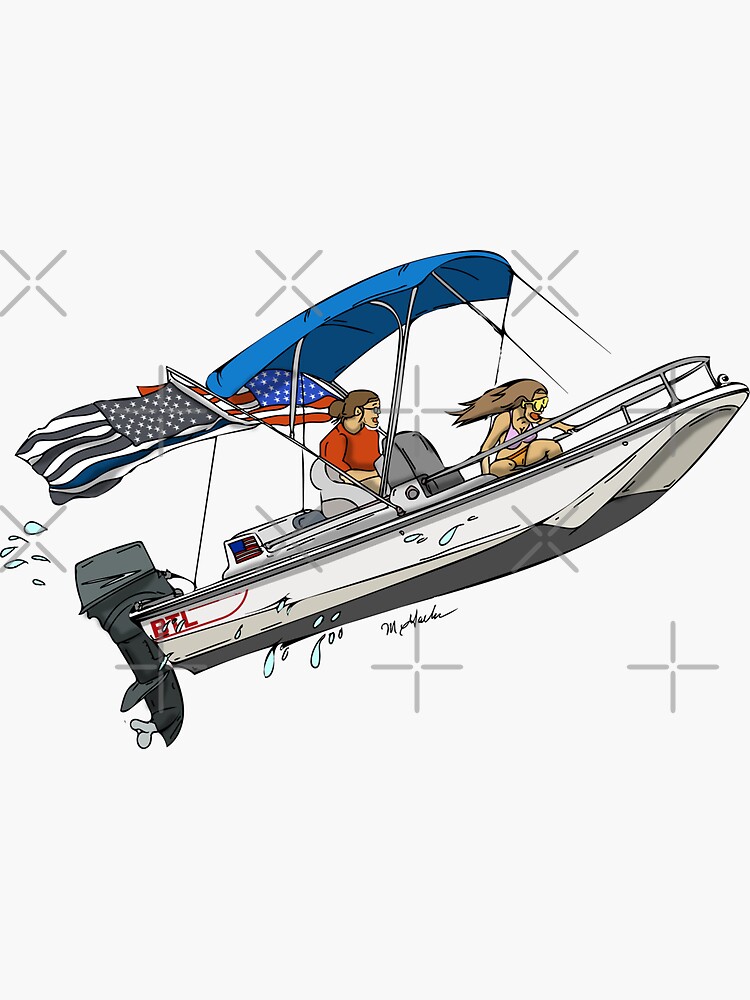 "Blue top legend haulover inlet" Sticker for Sale by Statepallets ...