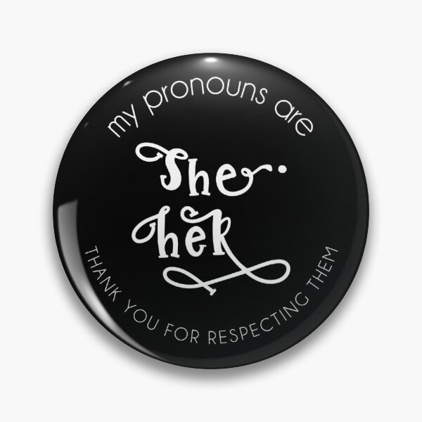 Badge « Mes pronoms sont ELLE SON Épinglette de pronom Respect Mes ... Badge « Mes pronoms sont ELLE SON Épinglette de pronom Respect Mes ...