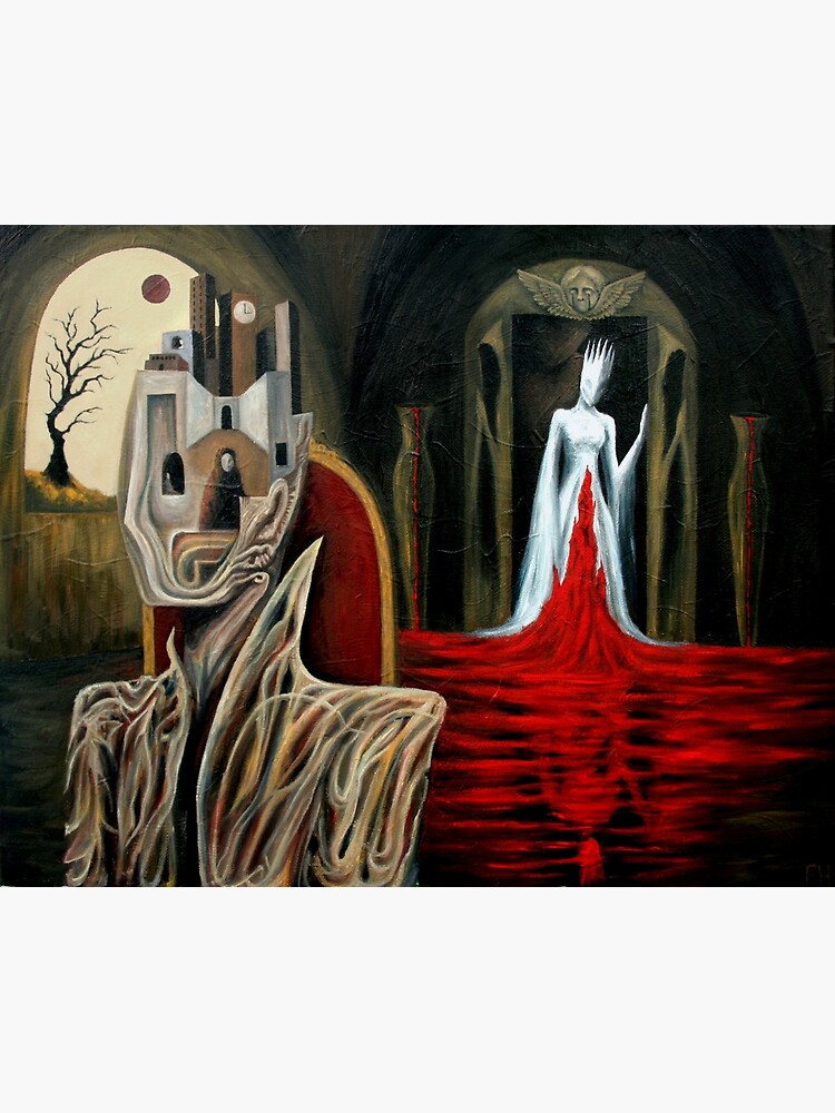 Lámina fotográfica «Aborto espontáneo - Pintura al óleo original de ...