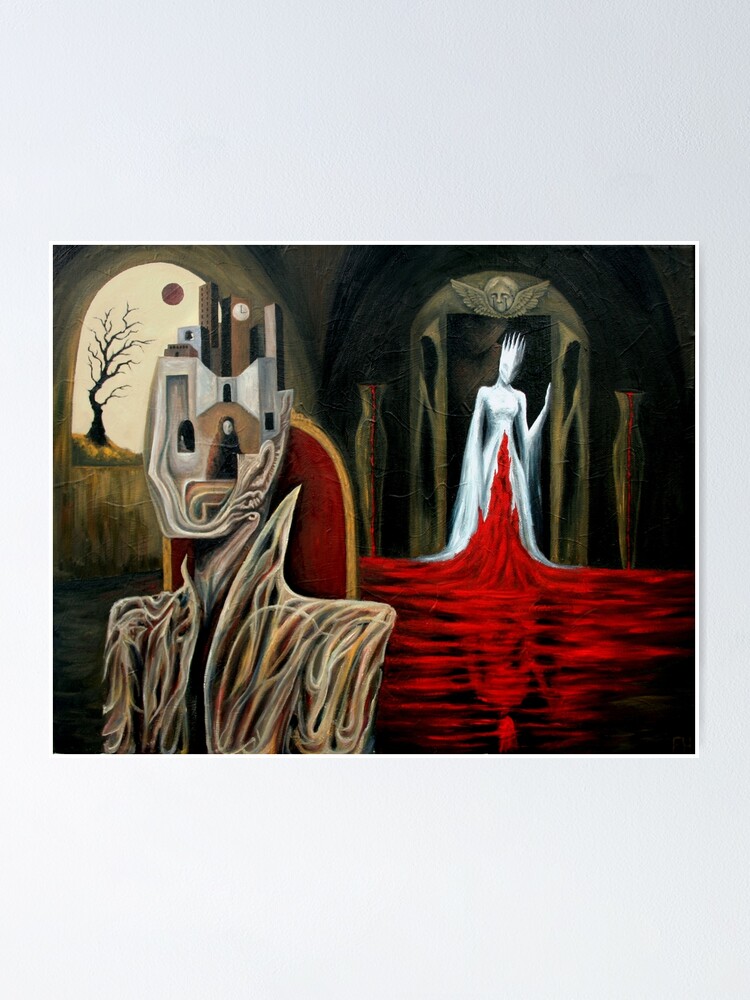 Póster «Aborto espontáneo - Pintura al óleo original de Frank Heiler ...