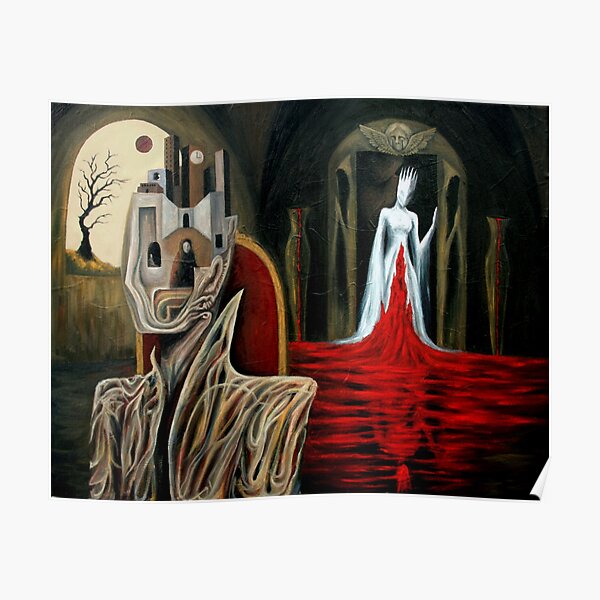 Póster «Aborto espontáneo - Pintura al óleo original de Frank Heiler ...