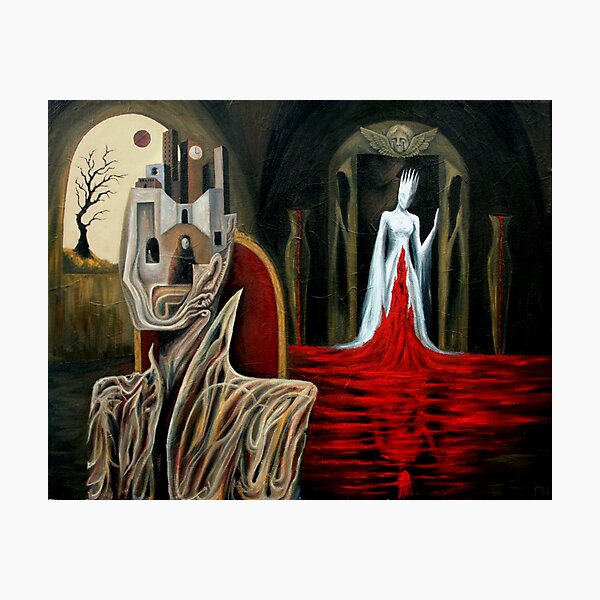 Lámina fotográfica «Aborto espontáneo - Pintura al óleo original de ...