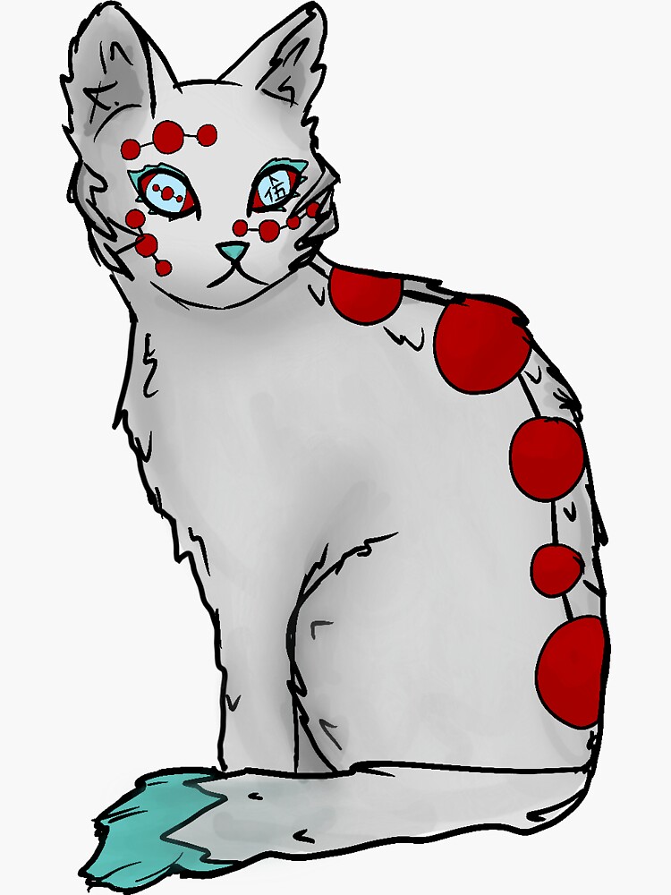 "Rui Cat" Sticker for Sale by crooksnanny | Redbubble