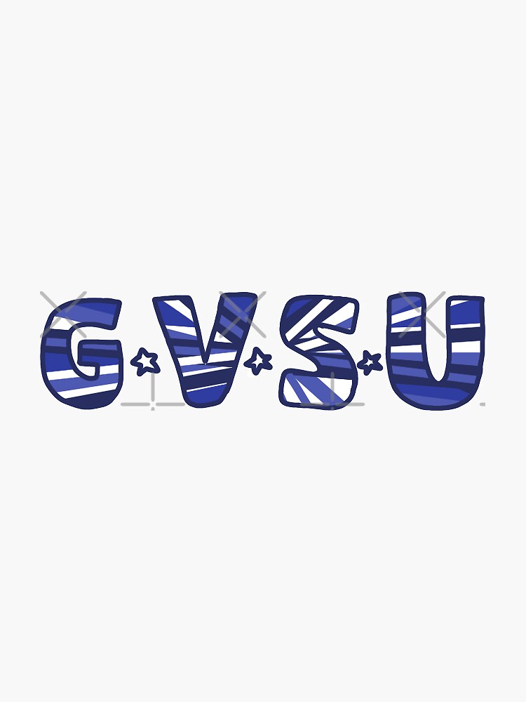 "GVSU starburst " Sticker for Sale by DaniCubitt | Redbubble