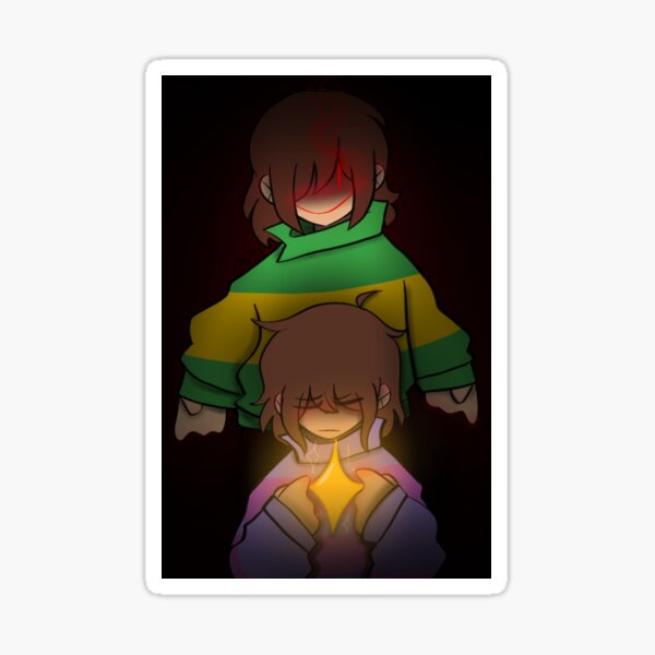 "Chara & Frisk Undertale Art