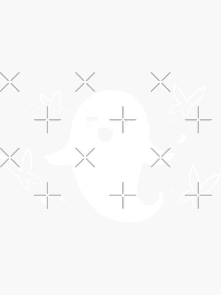 "Hu Tao's Ghost" Sticker for Sale by rainfinch | Redbubble