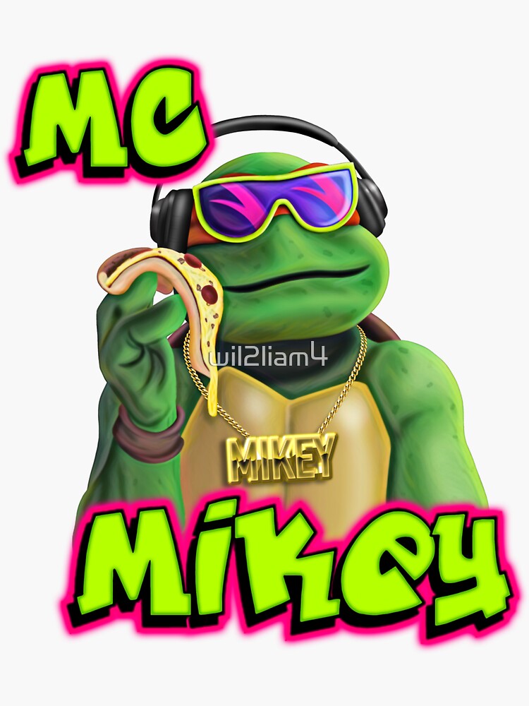 "MC MIKEY" Sticker for Sale by wil2liam4 | Redbubble