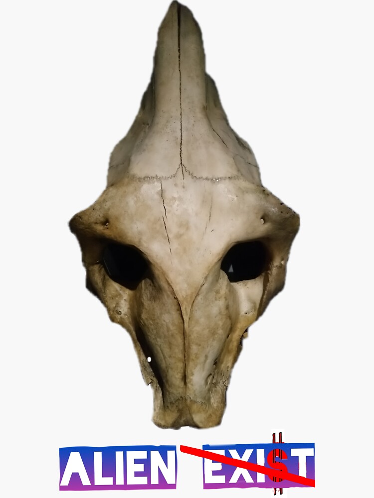 "Alien Exist?" Sticker for Sale by Art-Many | Redbubble
