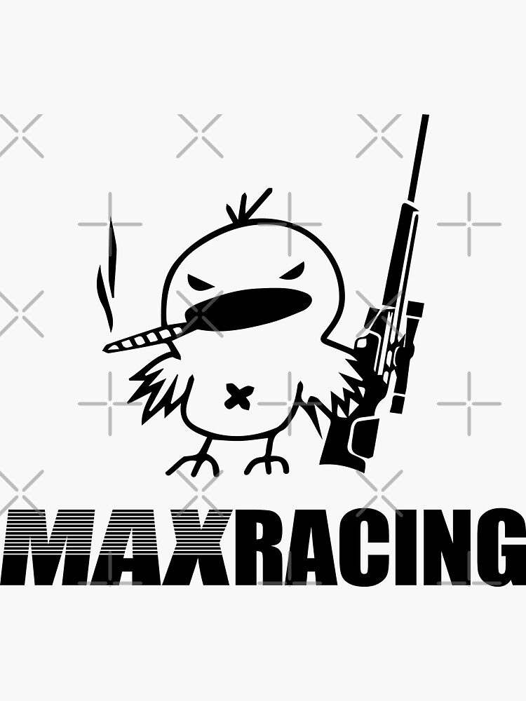 "MAX RACING" Sticker for Sale by JDMShop | Redbubble