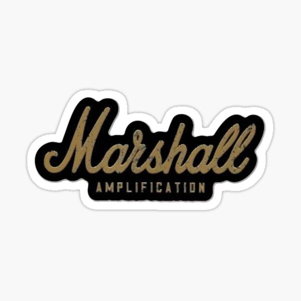 Marshall Amplification Stickers | Redbubble