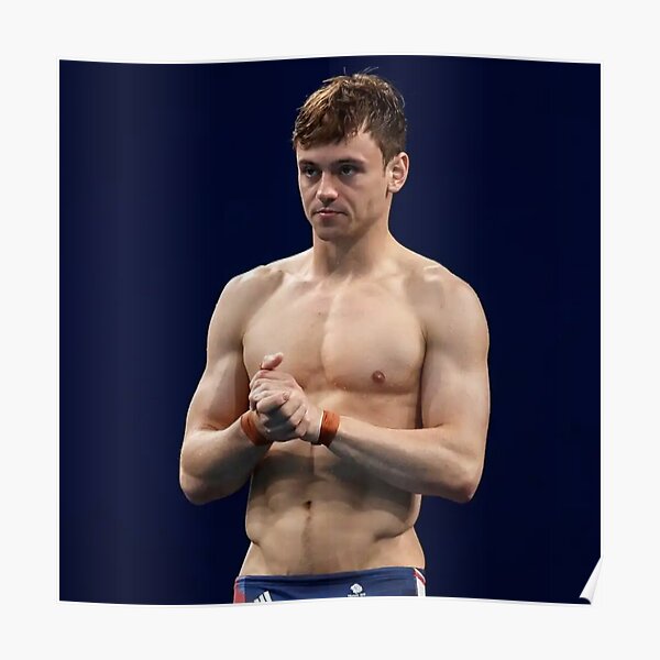"tom daley" Poster for Sale by Rokoshop | Redbubble
