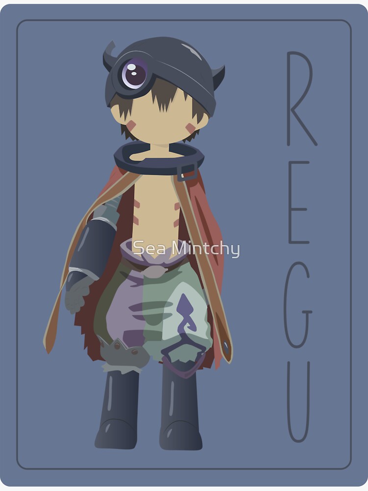 "Regu Made in Abyss Design" Sticker for Sale by caslyn25 | Redbubble