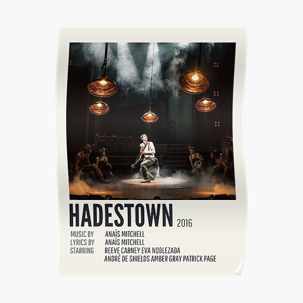 "hadestown " Poster for Sale by therookiestore | Redbubble