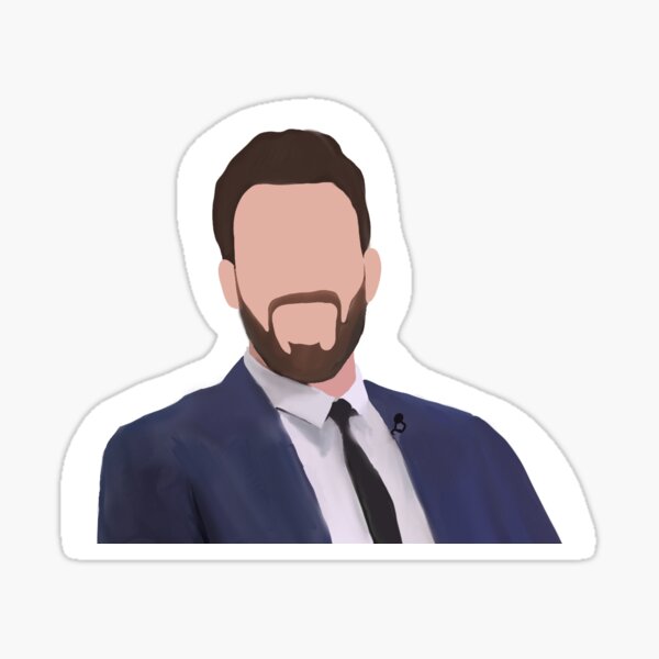 "Chris Evans Minimalist" Sticker for Sale by LeRaeCreations | Redbubble