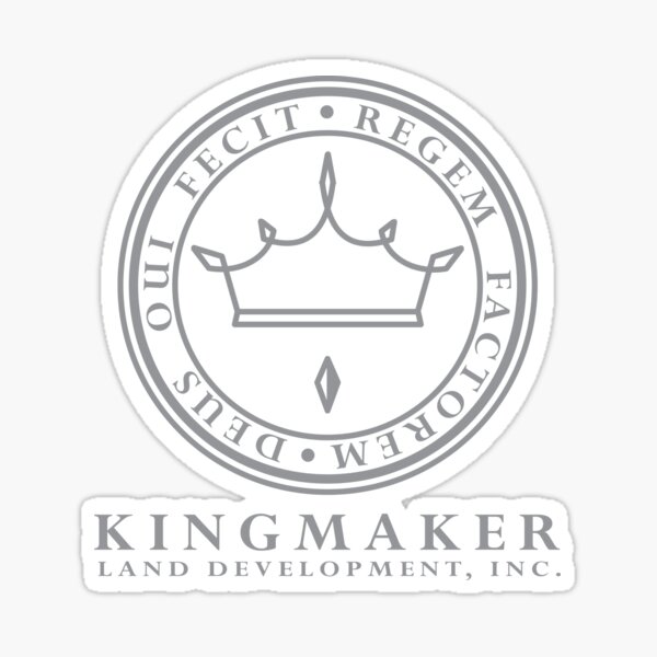 Pegatina «Kingmaker Land Development - Originales referencia oscura» de ...