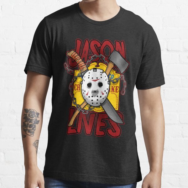 "Jason Lives " T-shirt for Sale by samRAW08 | Redbubble | jason ...
