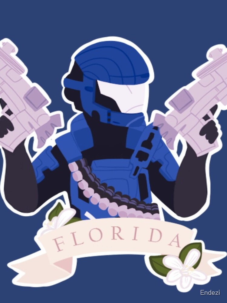 "Red vs Blue - Agent Florida" iPhone Case for Sale by viotonix | Redbubble