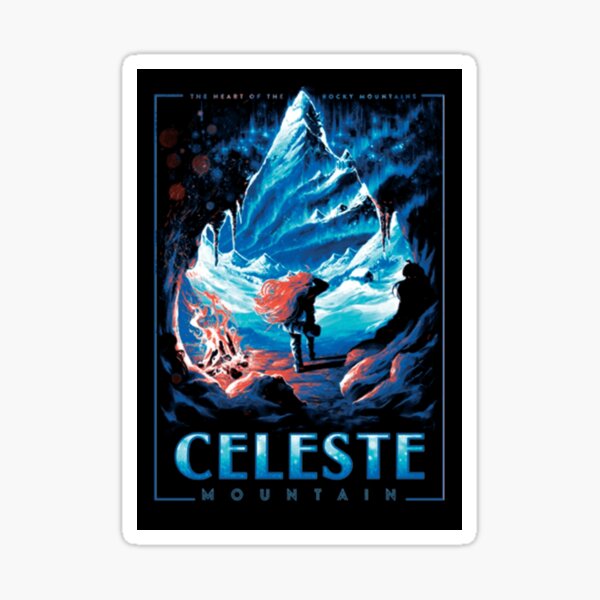 "Celeste Poster" Sticker for Sale by auteriezar | Redbubble
