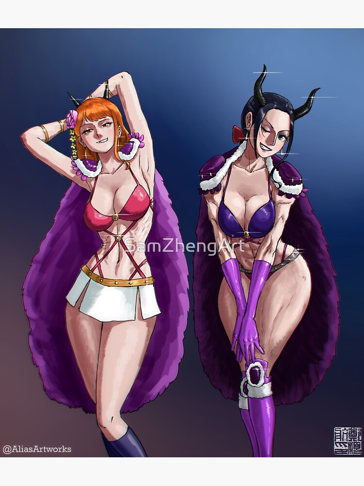 Nami And Robin Beast Pirates Outfits Sticker For Sale By