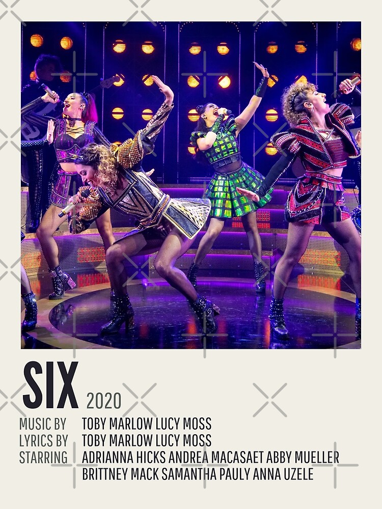 "six the musical" Poster for Sale by therookiestore | Redbubble