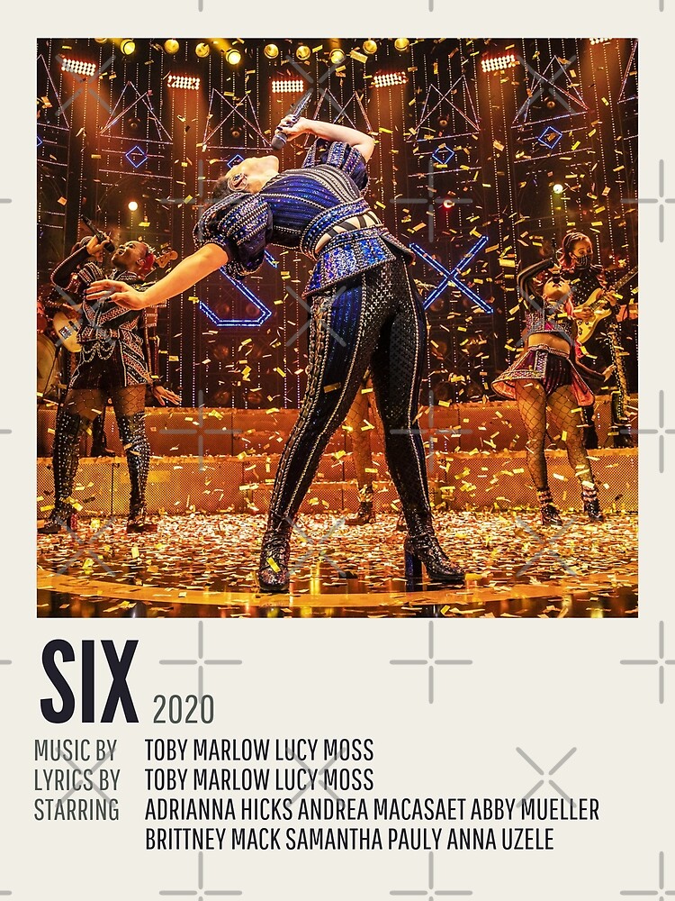 "six the musical " Poster for Sale by therookiestore | Redbubble
