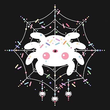 "Kawaii Candied Spider" Sticker for Sale by sugarhai | Redbubble