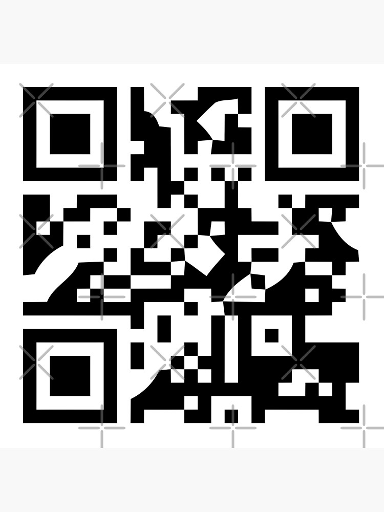 Lámina fotográfica «Rick Astley Rick Rolled QR Code» de acquiesce13 ...