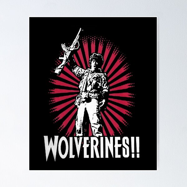 "Wolverines! Red Dawn 1984 Men's Classic Retro" Poster for Sale by ...