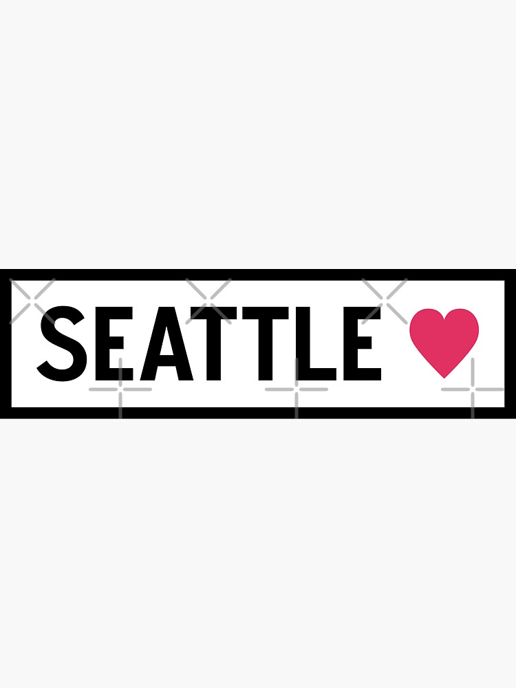 "Seattle" Sticker by alison4 | Redbubble