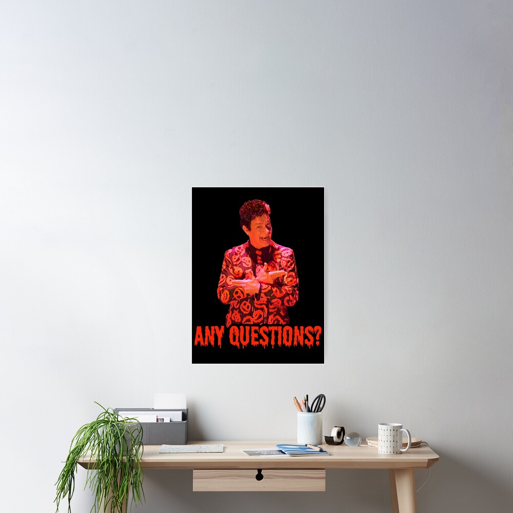 "David S. Pumpkins - Any Questions II - Black Gift For Fans, Gift ...