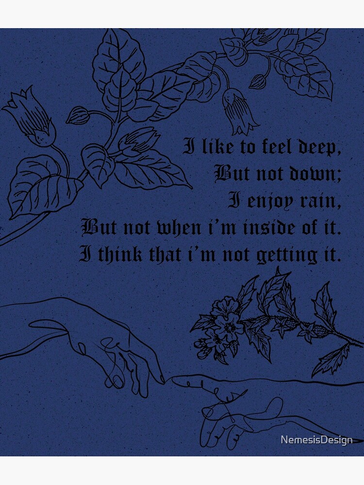 "Unexpected poem" Poster by NemesisDesign | Redbubble