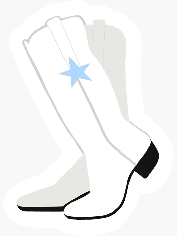 "Blue DCC Boots" Sticker for Sale by carolineomara | Redbubble