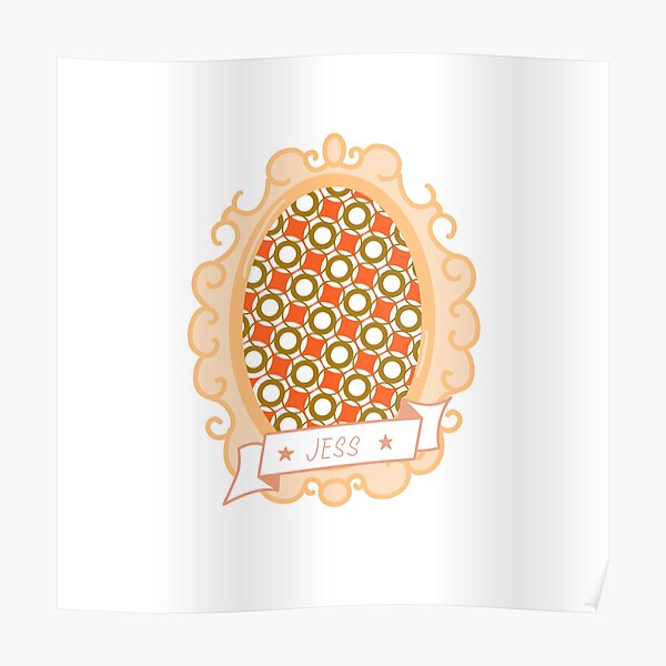 "New Girl Opening Frame" Poster for Sale by coco-colors | Redbubble