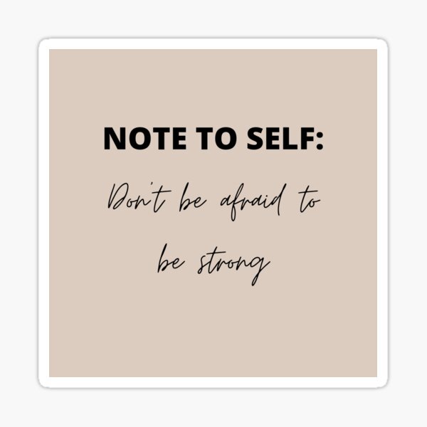 "Encourage Yourself with a Pep talk" Sticker for Sale by SkylightPlans ...