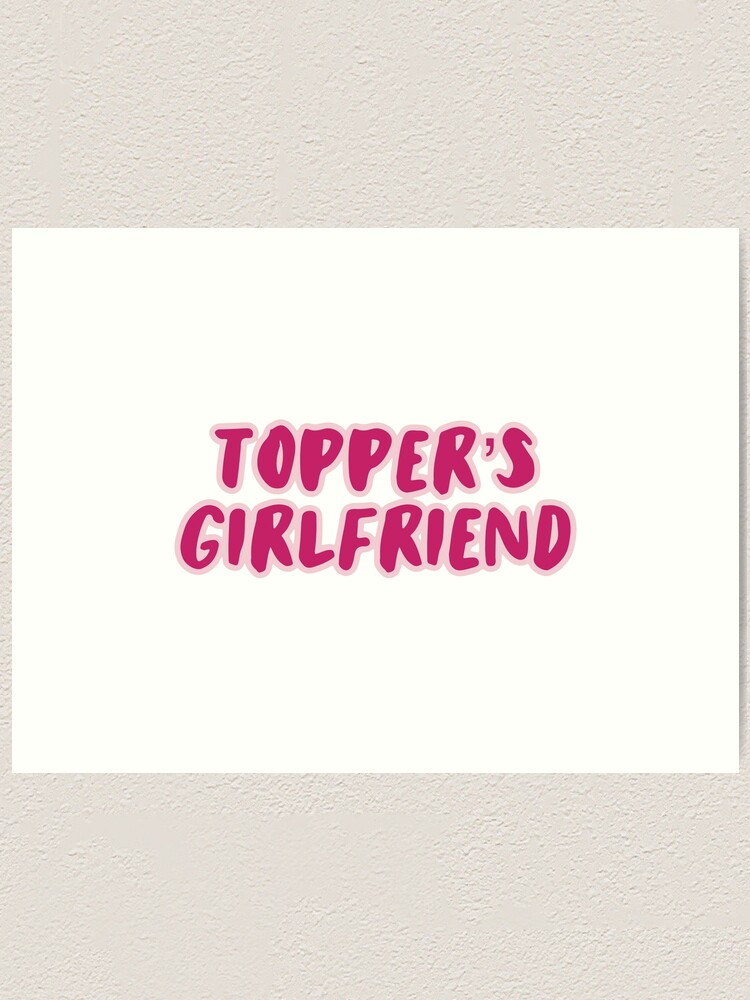 "TOPPER'S GIRLFRIEND (Pink outlined) Outer banks" Art Print by ...