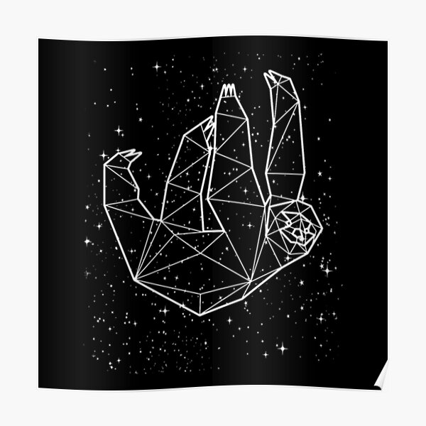 "Sloth Zodiac Symbol Astrological Sign Horoscope" Poster by ...